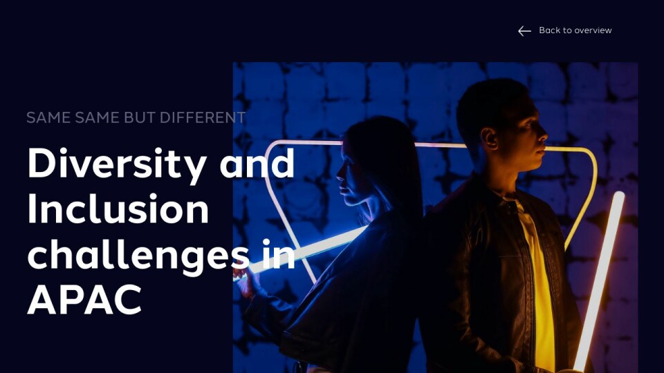 Diversity and Inclusion Challenges in APAC - Year in review 2021