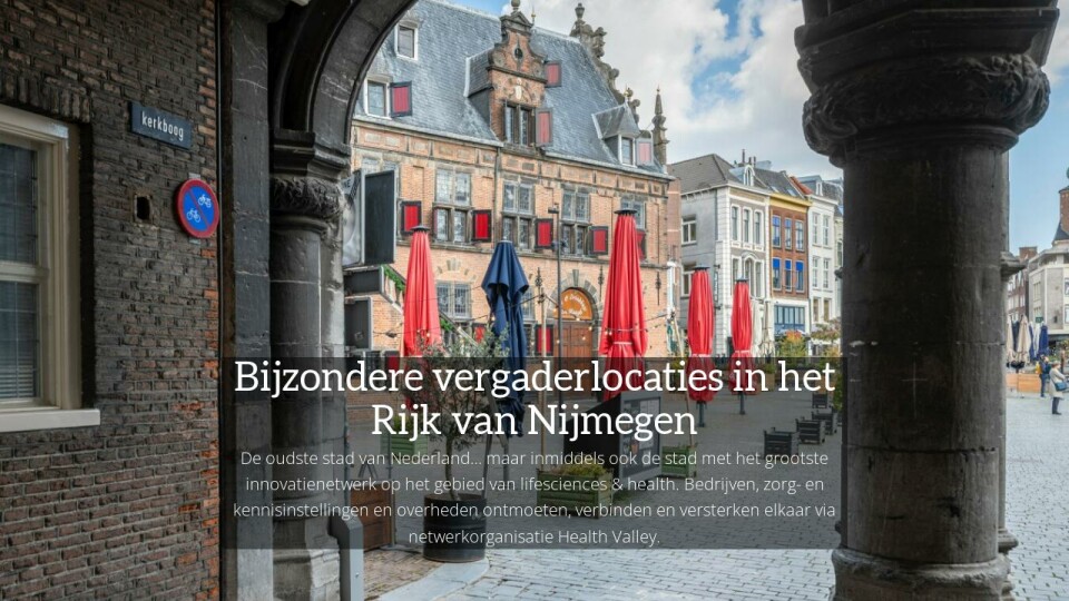 Nijmegen - Inspiratiemagazine regio Arnhem, Rijk van Nijmegen en Veluwe