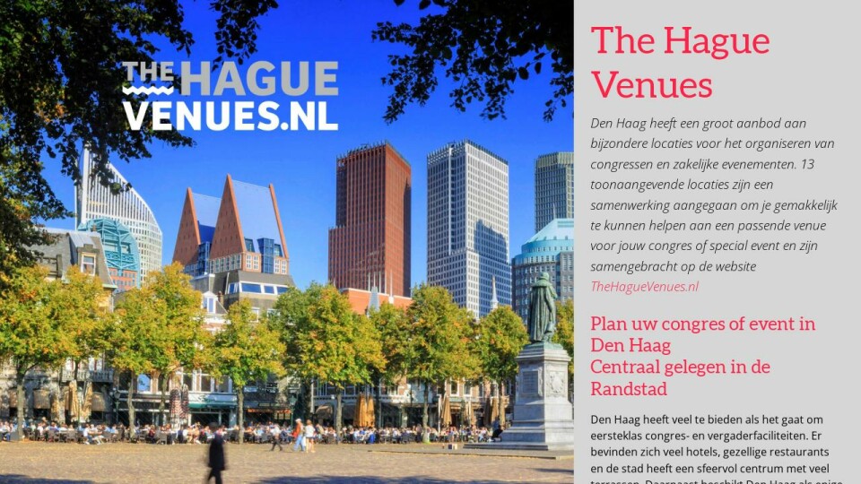 The Hague Venues - 15e editie EventSummit
