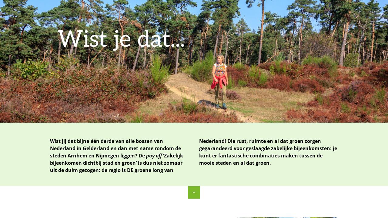 Altijd dichtbij stad en groen - Arnhem Nijmegen