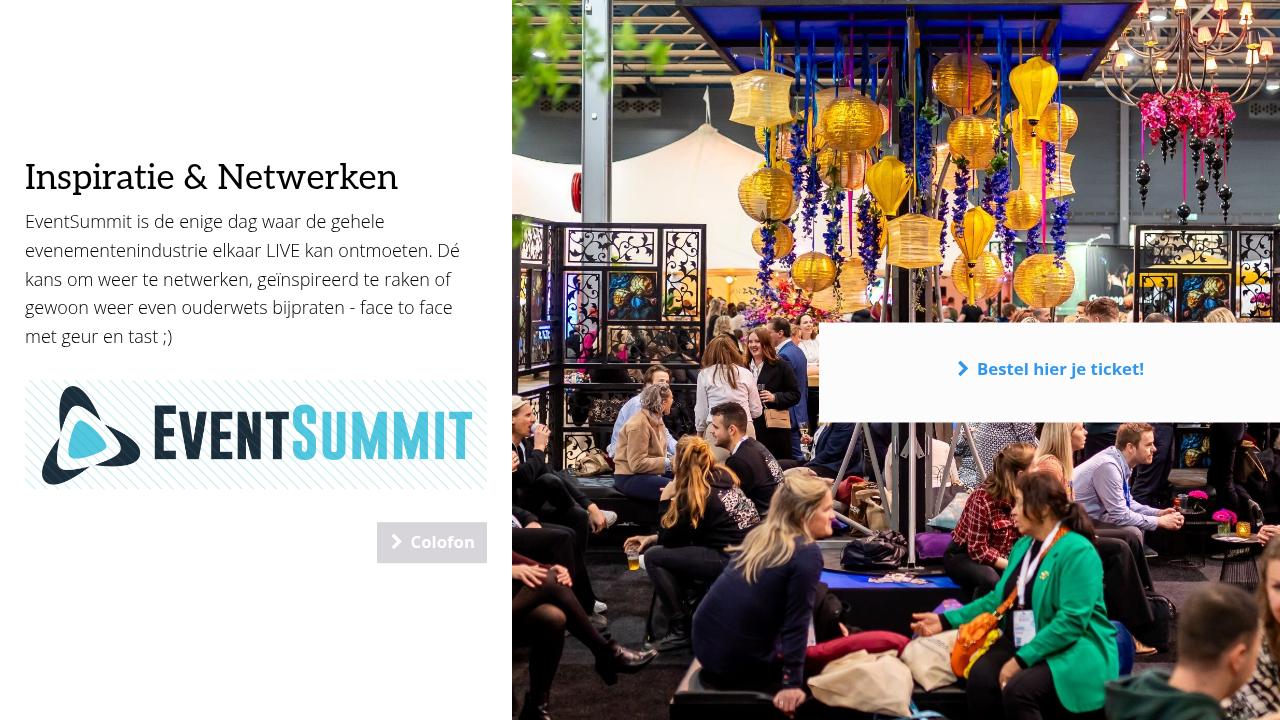 Tot ziens op EventSummit - EventSummit