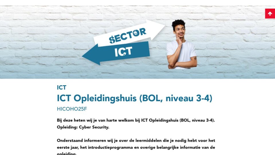 ICT - ICT Opleidingshuis Basis BOL 3-4 - Welkom bij MBO college Hilversum