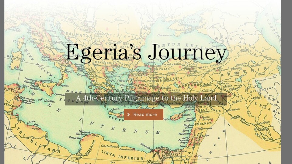 Egeria’s Journey - Angelus Online - July/August 2021