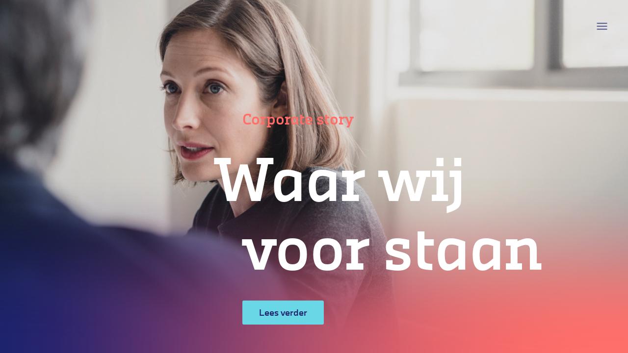 Waar wij voor staan - Corporate Story