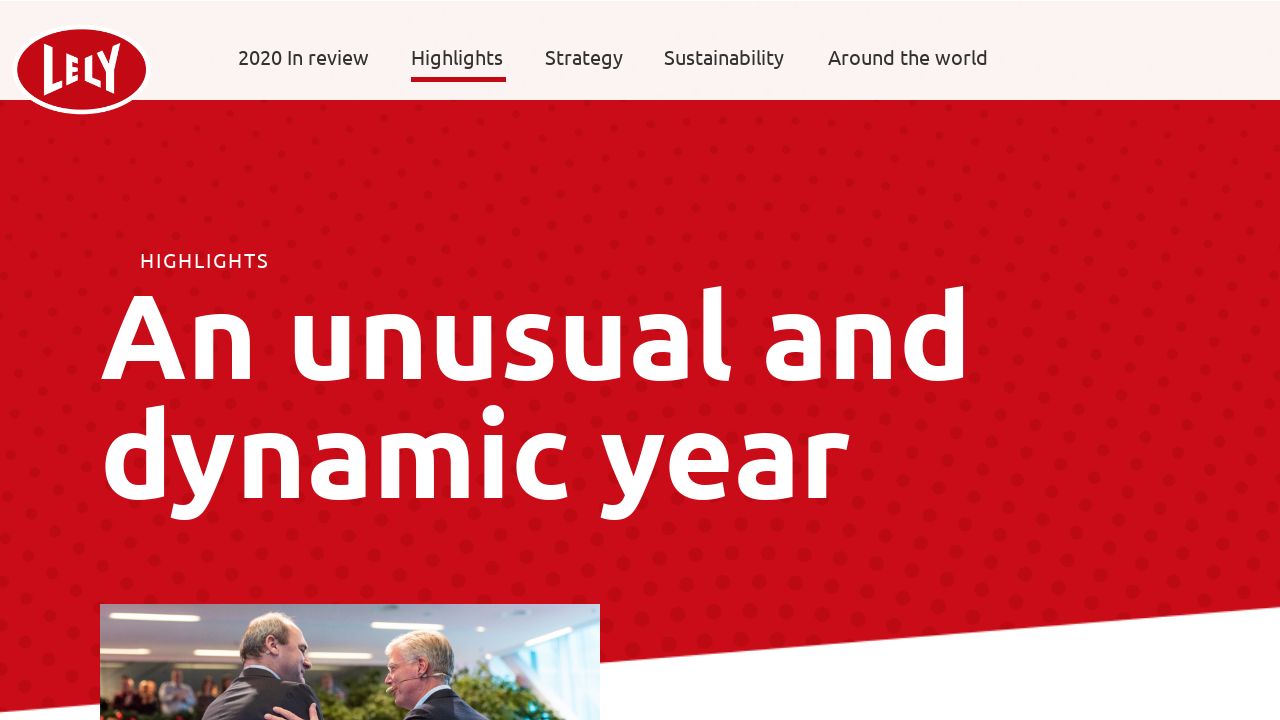 Highlights - Lely Annual Review 2020