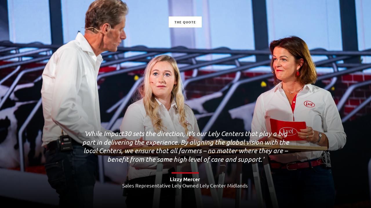 The quote - We are Lely - 10