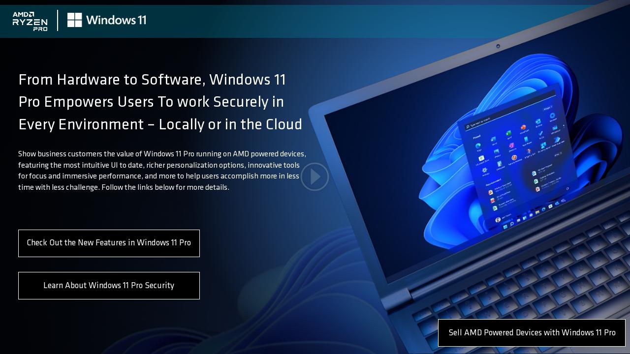 Windows 11 Pro Features and Security - AMD / Windows 11 - Strong Together