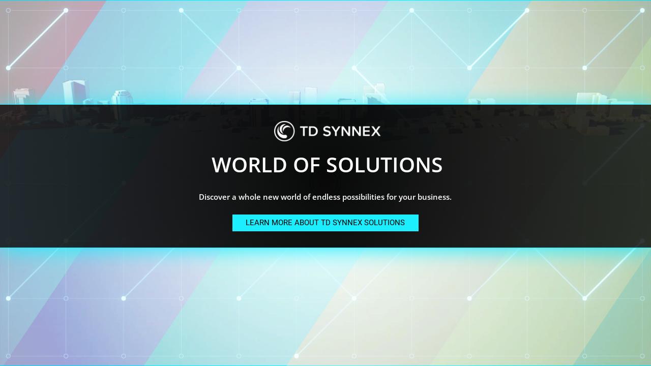 World of Solutions - TD SYNNEX - World of Solutions Guide