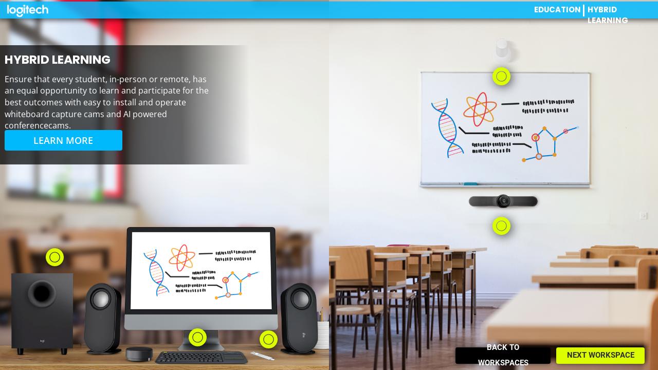 Education Workspace - Hybrid Learning - Logitech Workspace Solutions Guide