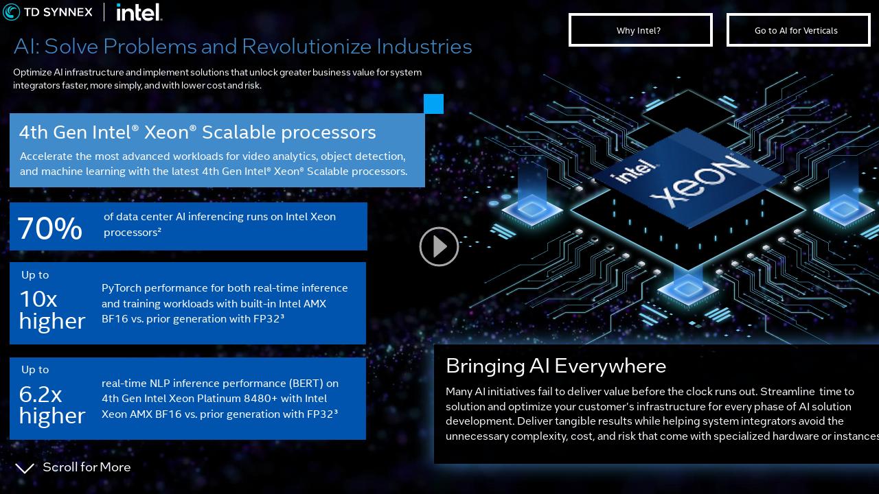 Revolutionize Industry with Intel AI - Intel Solutions in the AI Ecosystem
