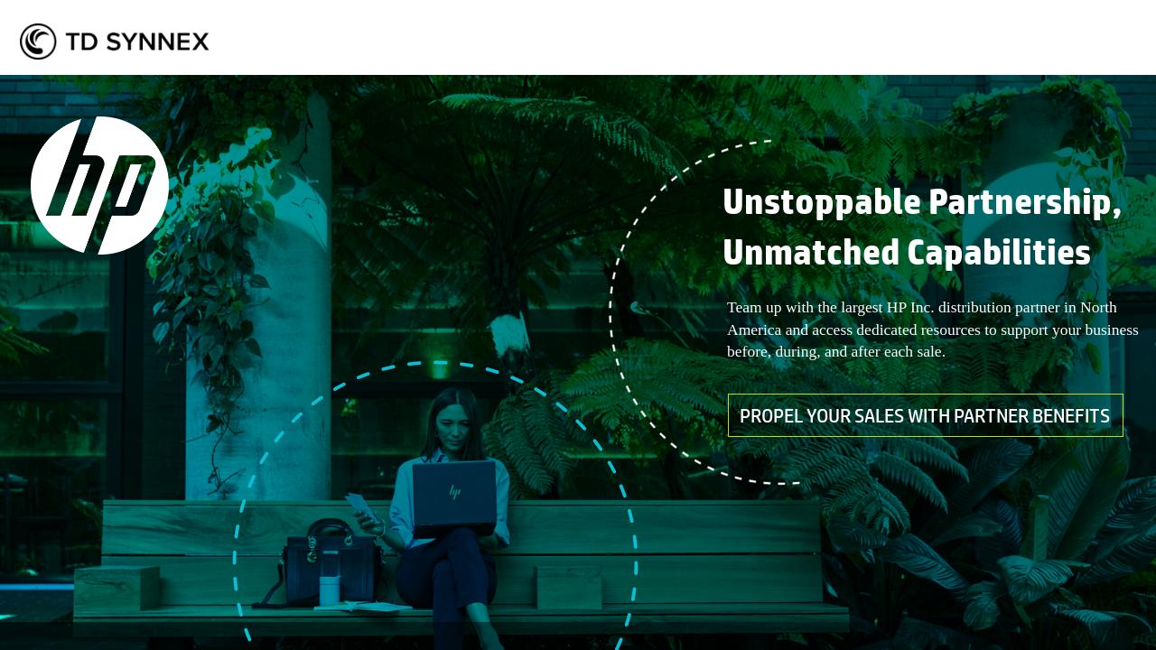 TD SYNNEX and HP - HP Advance Program