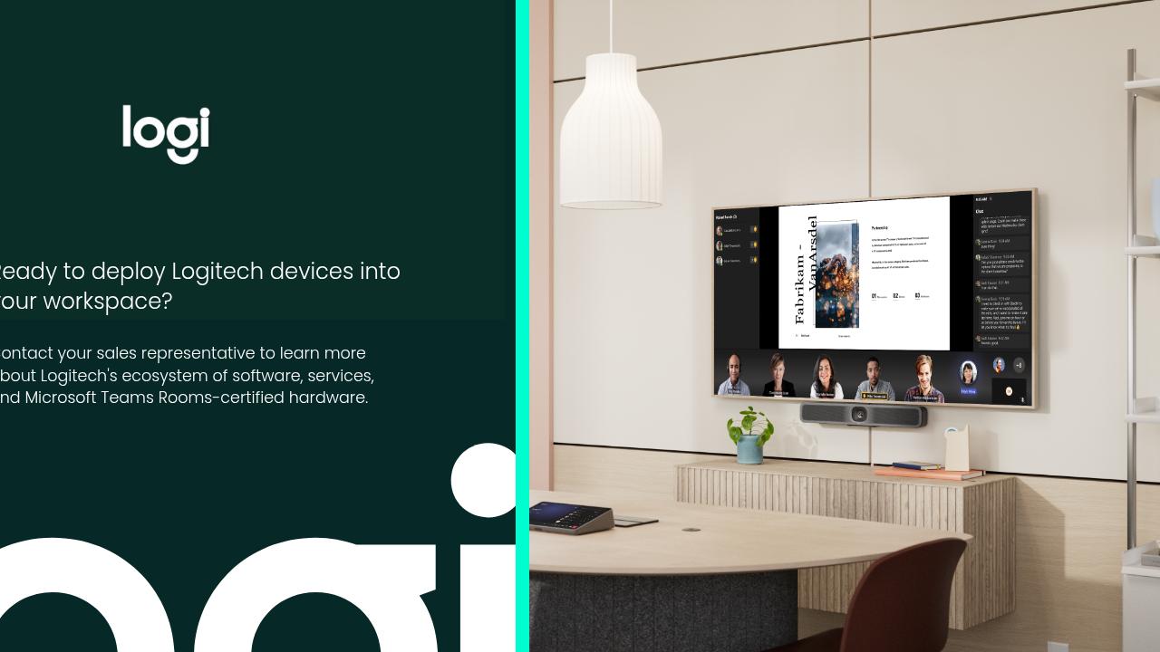 Contact - Logitech + Microsoft Teams Rooms Solution Guide