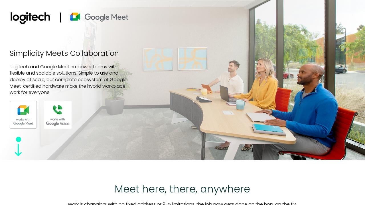 Logitech and Google Meet - Logitech Solutions for Google Meet