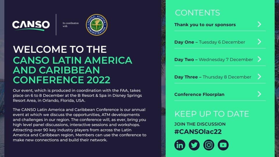 Contents - CANSO Latin America and Caribbean Conference 2022