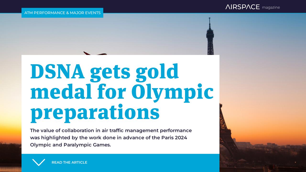 DSNA gets gold medal for Olympic preparations - CANSO Airspace Magazine ...