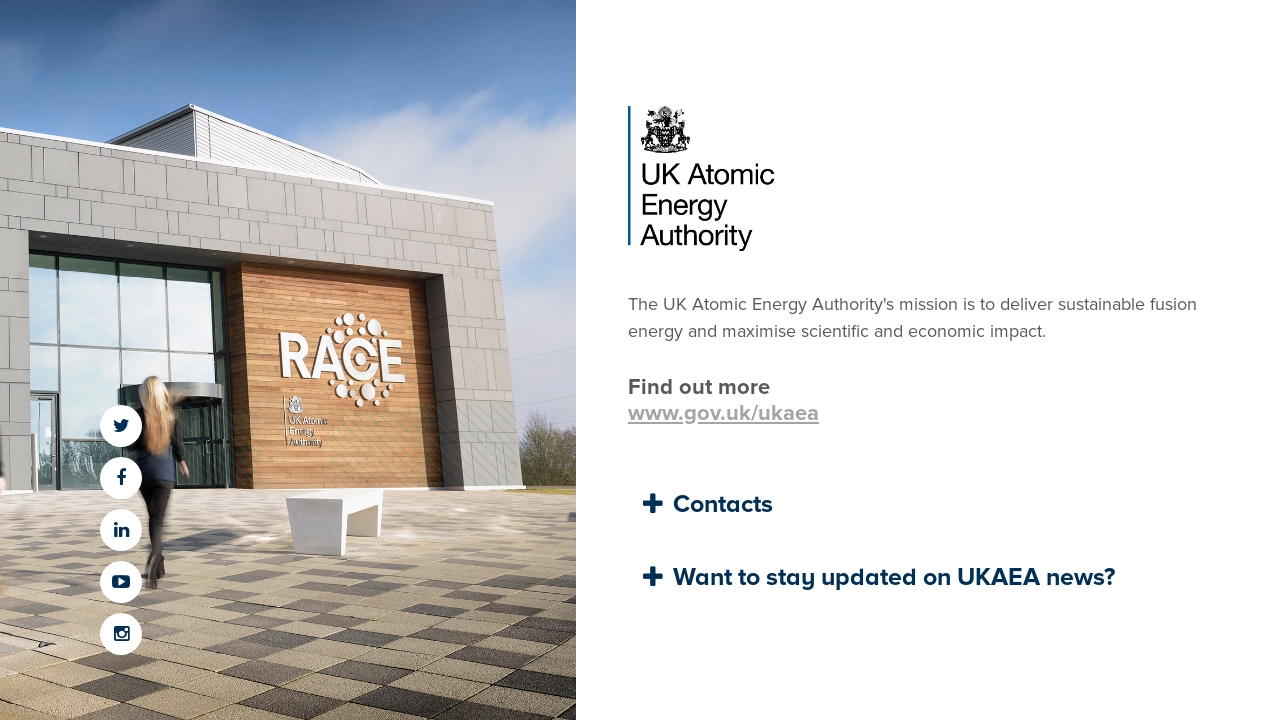 Contacts - UKAEA RACE Newsletter