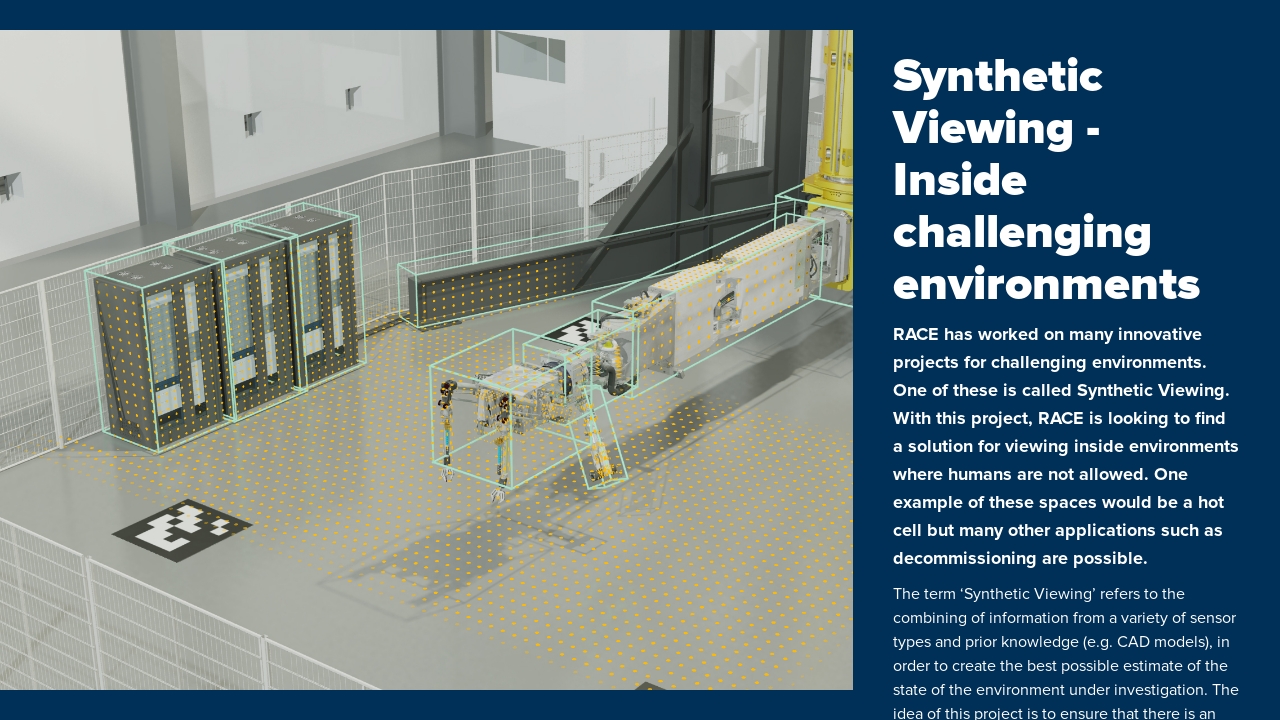Synthetic Viewing - Inside challenging environments - UKAEA RACE Newsletter