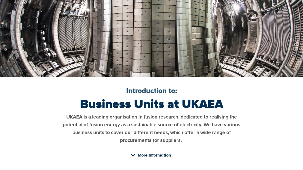 Introduction to UKAEA - Procurement November 2020 Newsletter