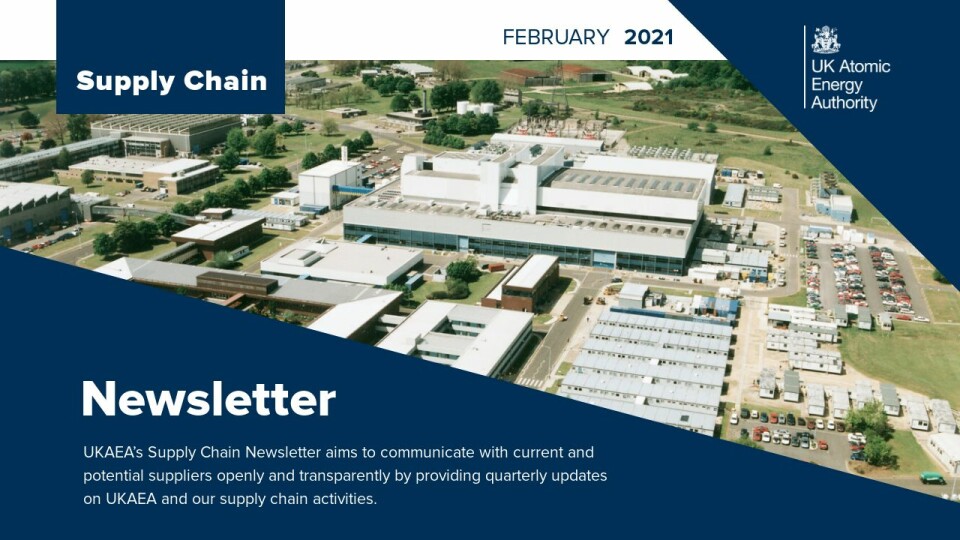 Front cover - Supply Chain February 2021 Newsletter