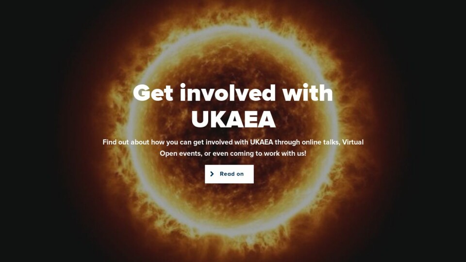 Get involved with UKAEA - UKAEA Fusion Spring 2021 Newsletter
