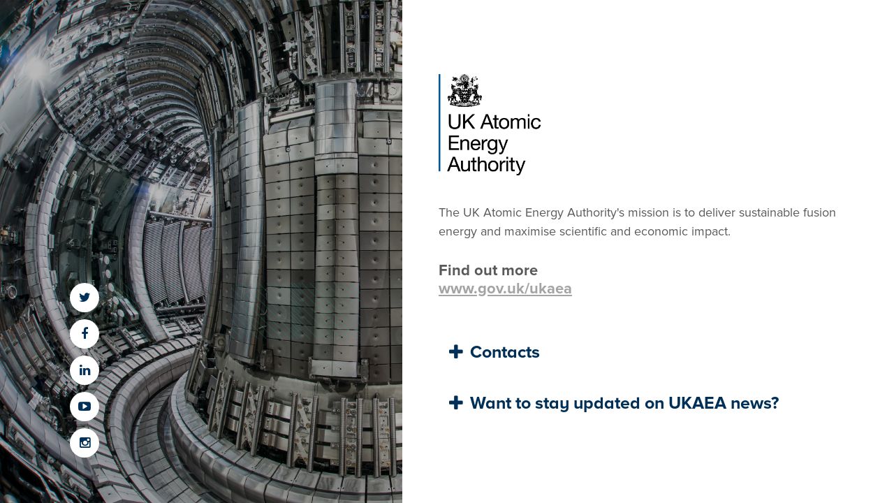 Contacts - UKAEA Fusion Spring 2021 Newsletter