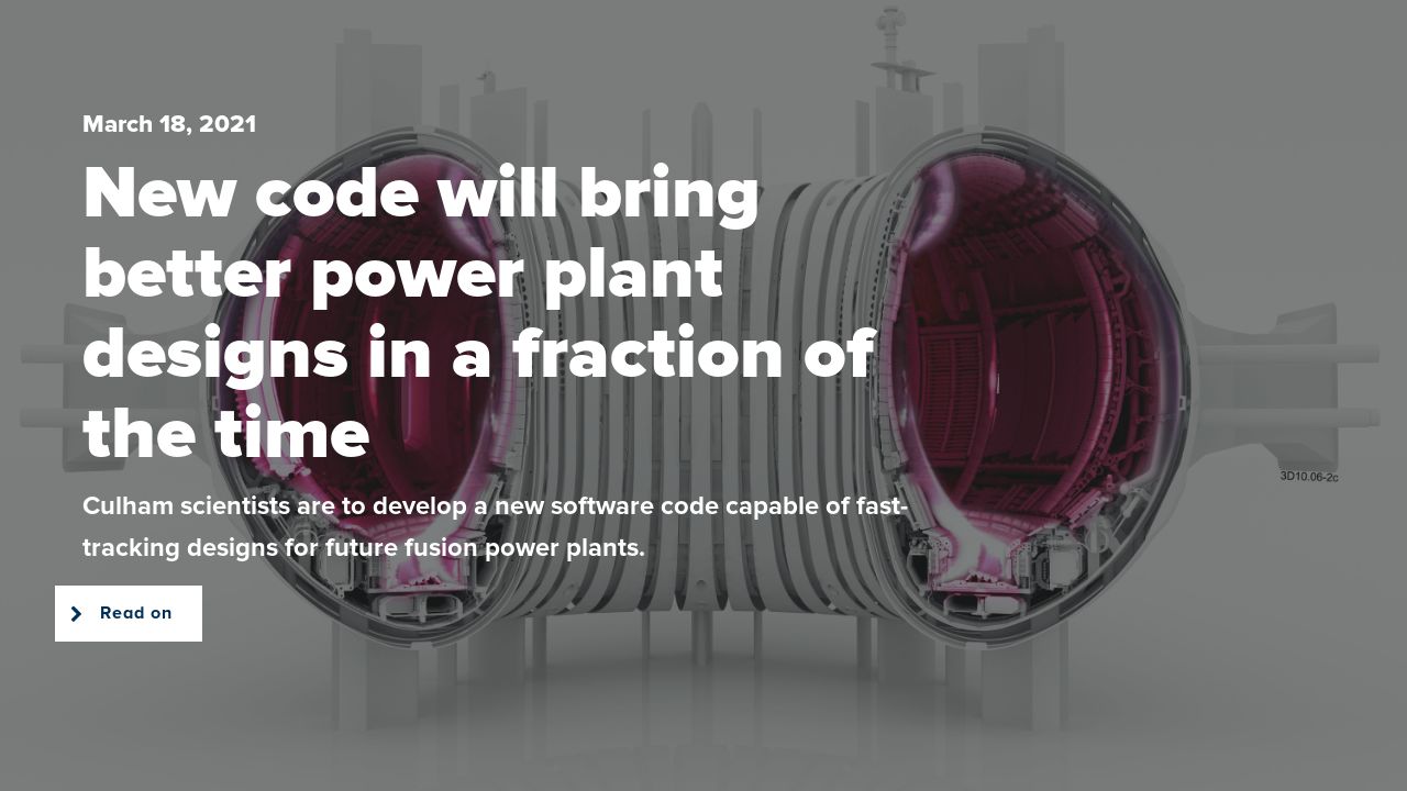 New code will bring better power plant designs in a fraction of the ...