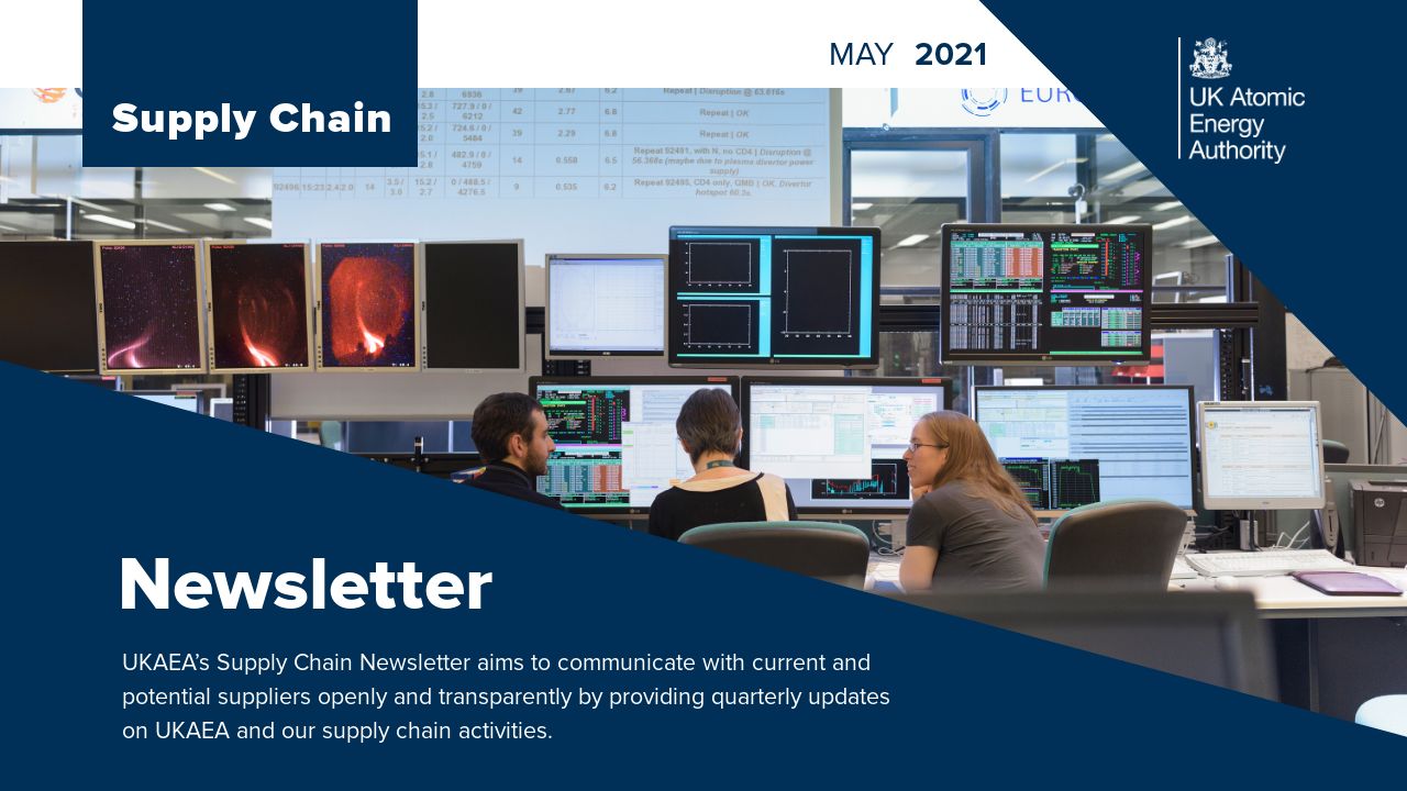 Front cover - Supply Chain May 2021 Newsletter