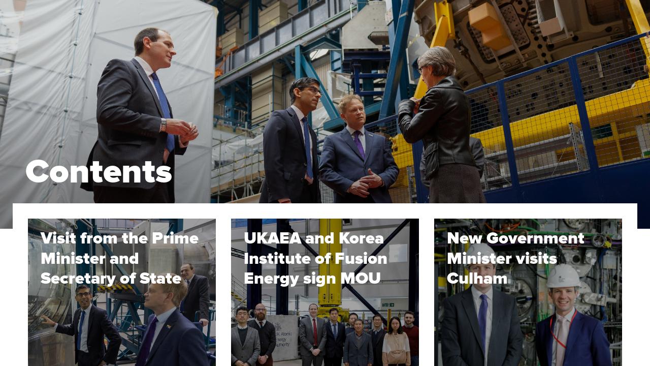 Contents - UKAEA April 2023 Newsletter