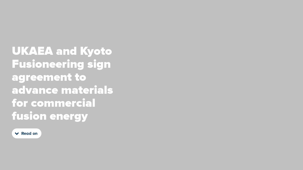 UKAEA and Kyoto Fusioneering sign agreement - UKAEA April 2023 Newsletter
