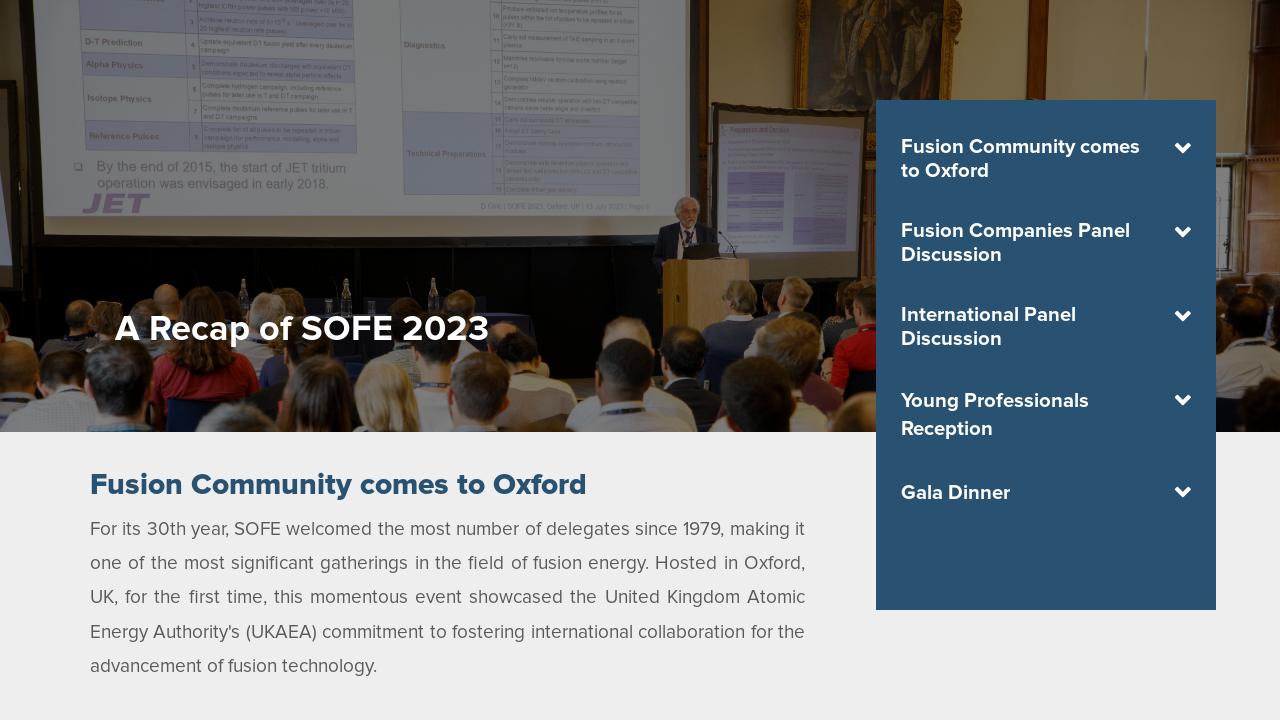 Event Highlights - SOFE - Aug