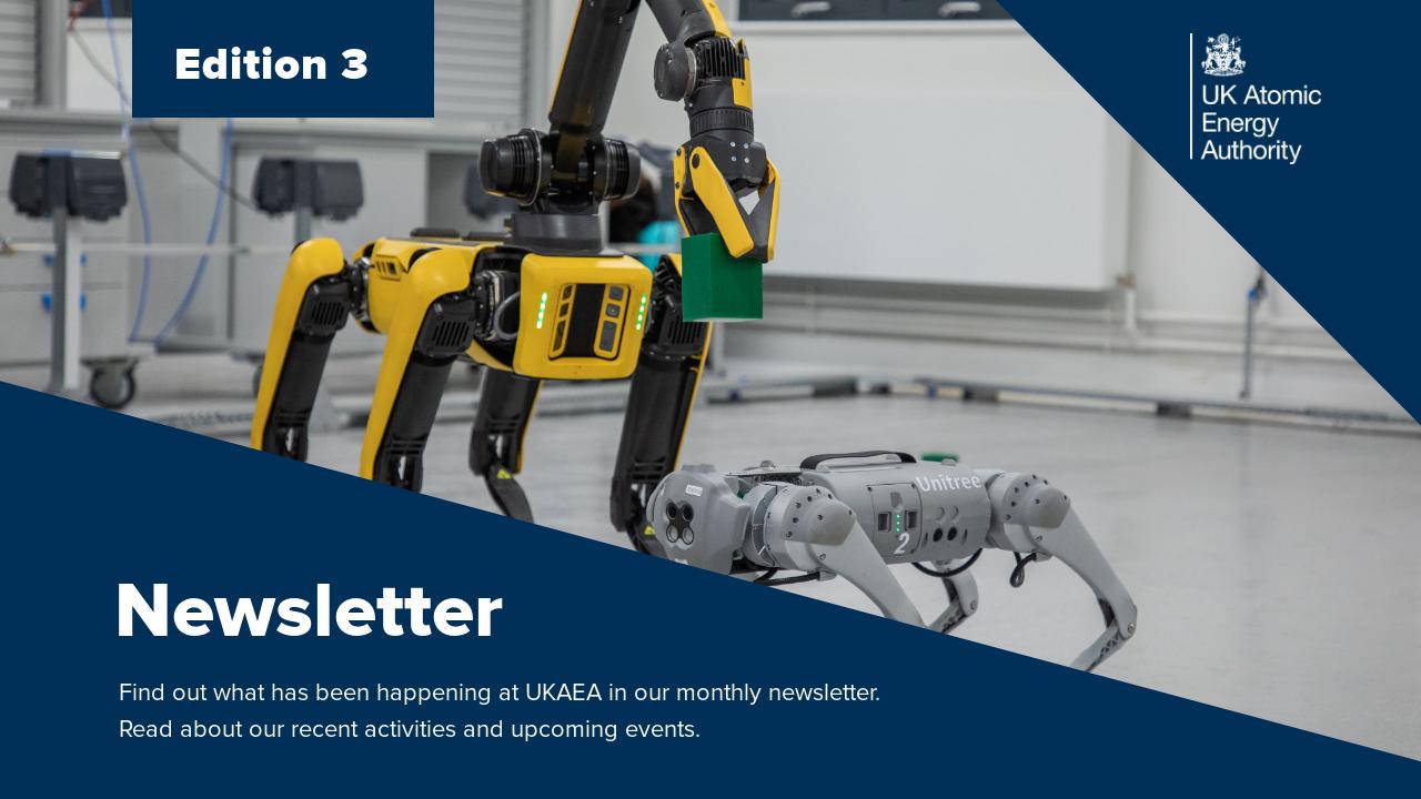Cover Image - UKAEA Newsletter Edition 3