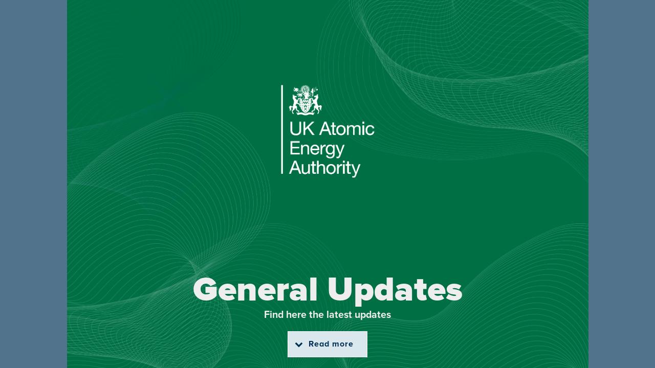 General Updates - UKAEA Supply Chain Newsletter