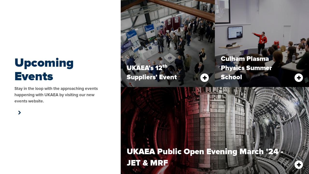 Events - UKAEA Newsletter Edition 6