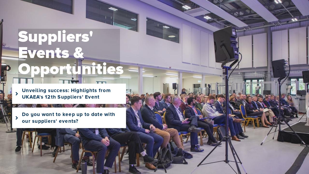 Suppliers’ Events & Opportunities - Supply Chain Newsletter May 2024