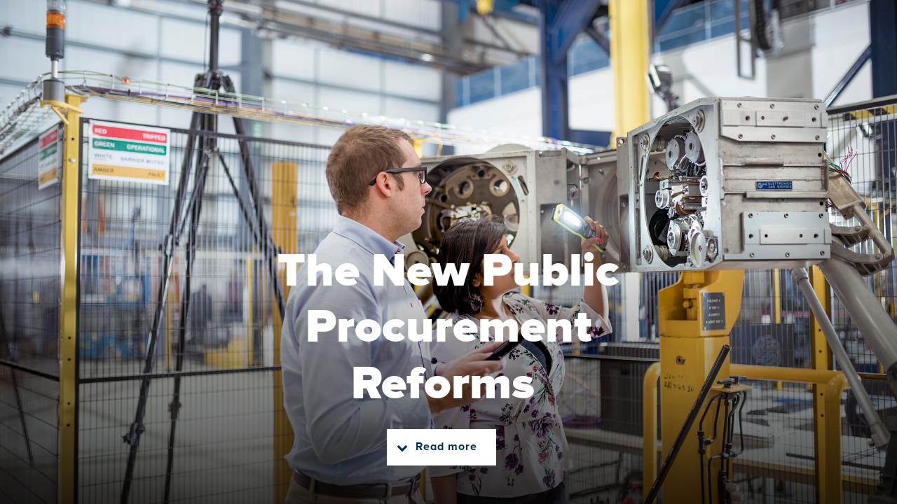 The New Public Procurement Reforms - Supply Chain Newsletter May 2024