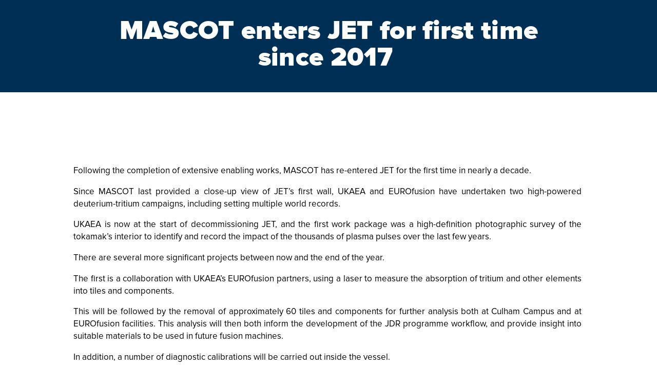 Mascot - UKAEA Newsletter Edition 12