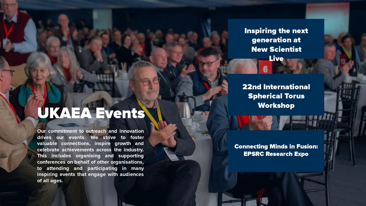 UKAEA Events - UKAEA Newsletter Edition 13 - November 2024