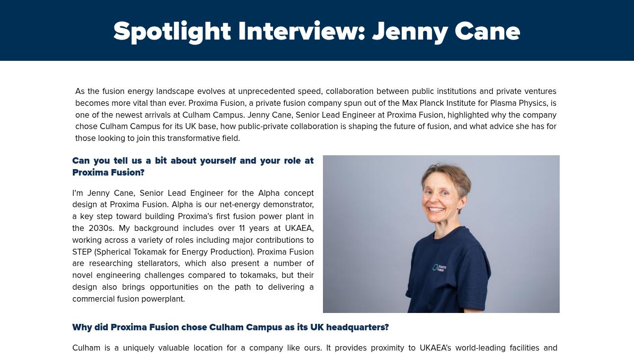 Spotlight Interview: Jenny Cane