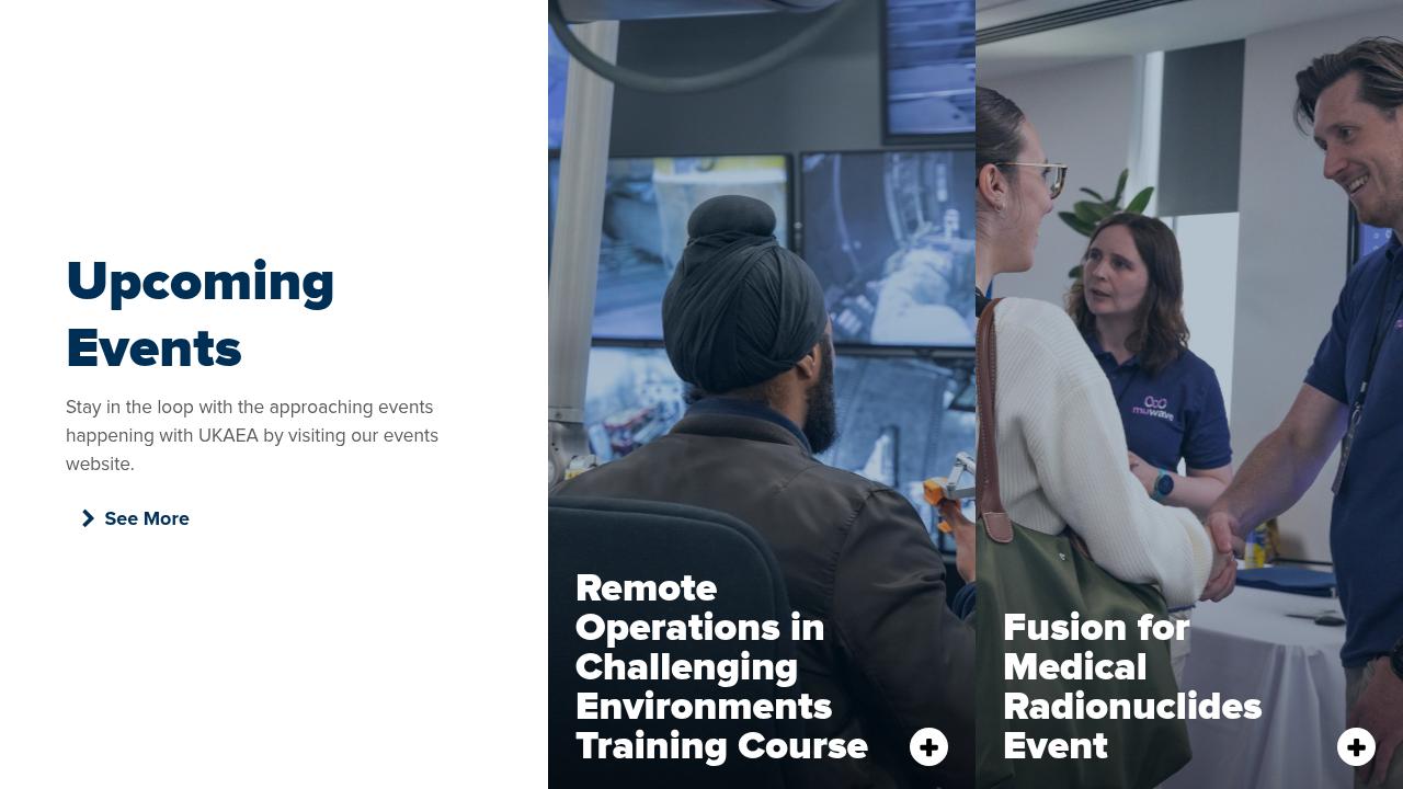 Upcoming Events - UKAEA Newsletter Edition 21