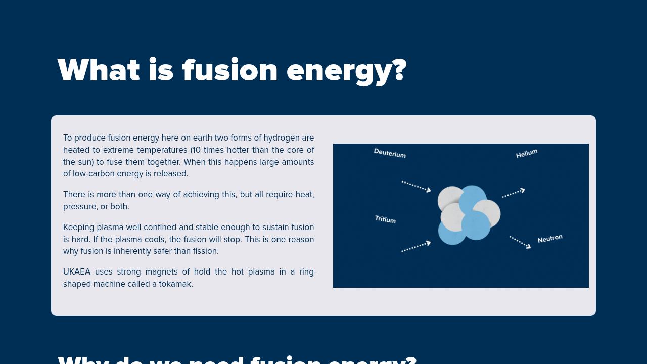 What is Fusion? - UKAEA newsletter edition 22