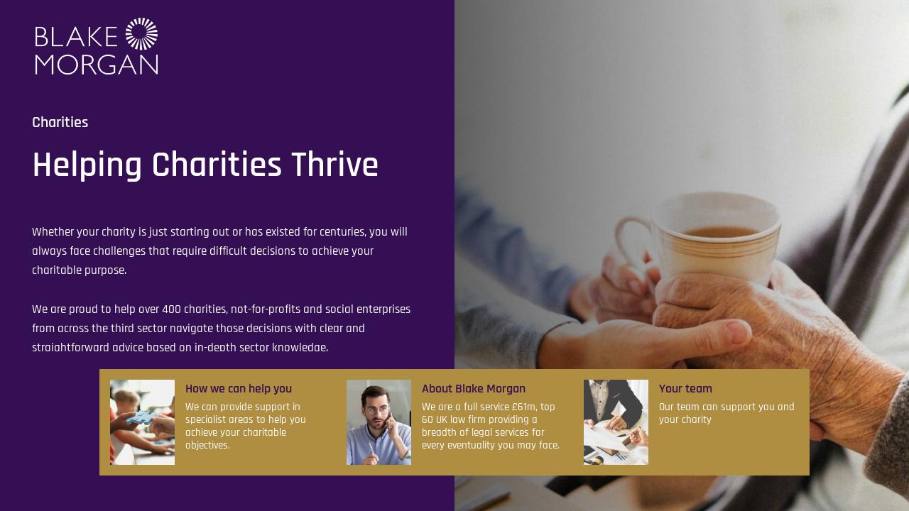 Cover - Helping Charities Thrive