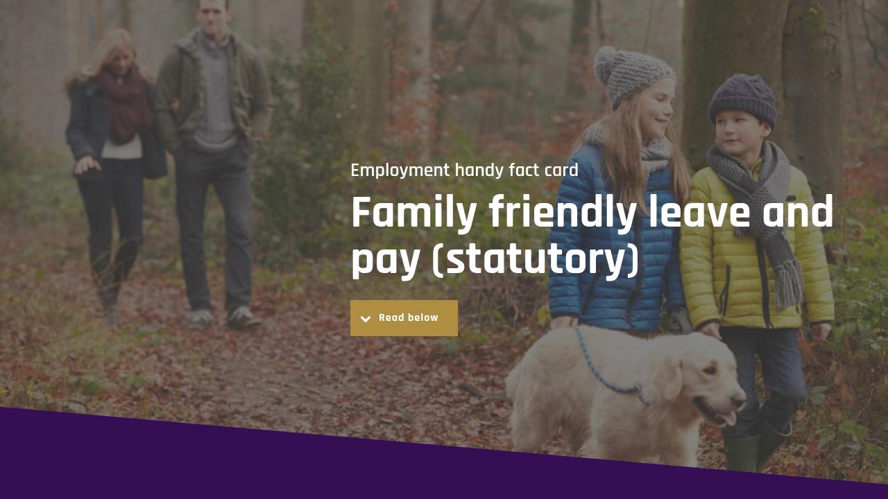 Family friendly leave and pay statutory - Handy-fact-card-2025-2026