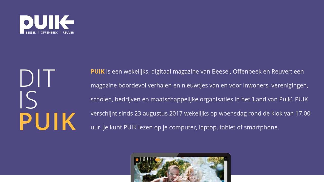DIT IS PUIK - WEBSITE