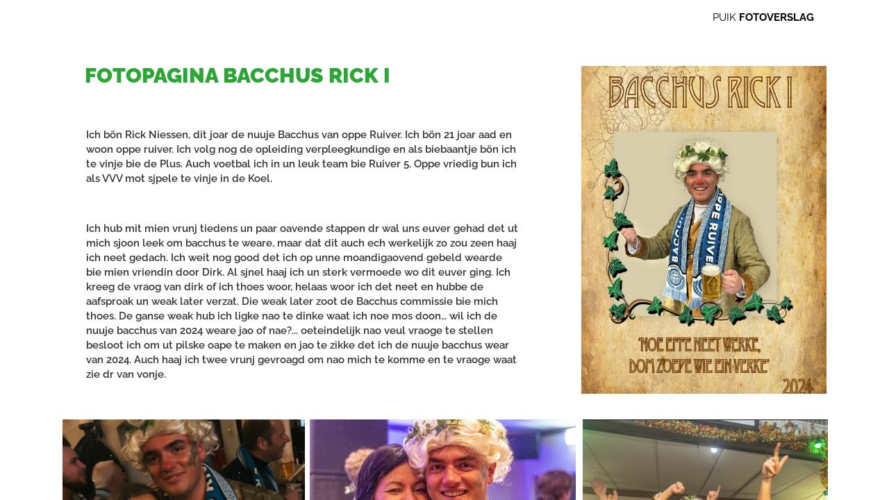 FOTOVERSLAG BACCHUS RICK I - Puik 2404