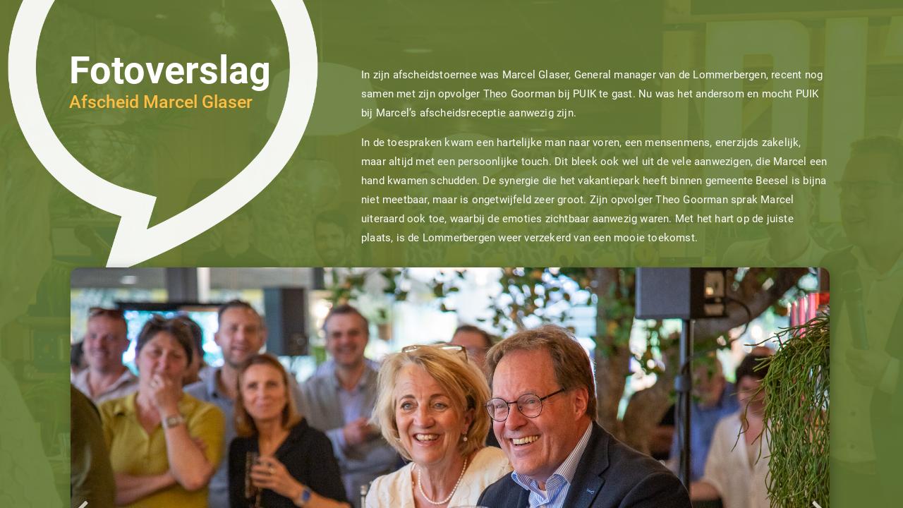 FOTOVERSLAG AFSCHEID MARCEL GLASER - Puik 2427