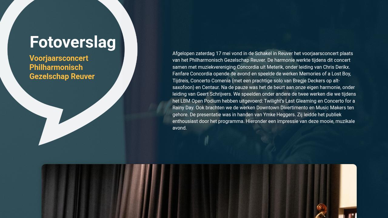 FOTOVERSLAG VOORJAARSCONCERT PHILHARMONISCH GEZELSCHAP REUVER - Puik 2521