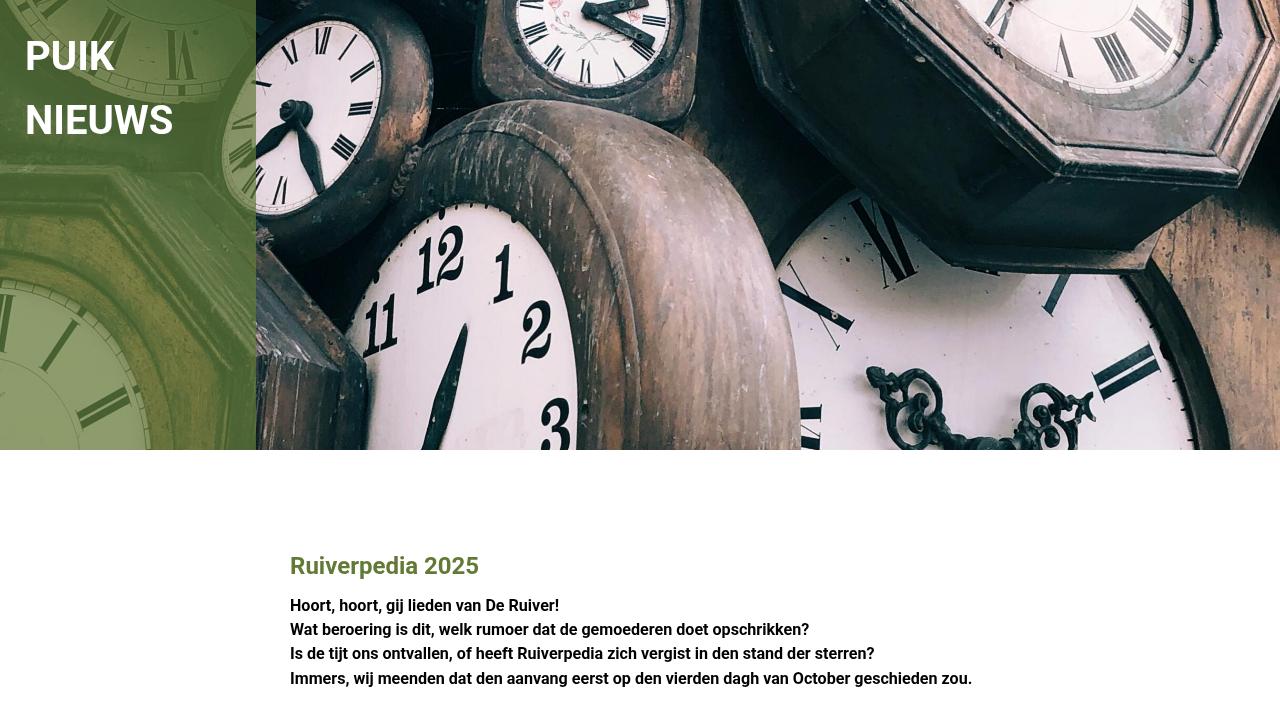 PUIK NIEUWS 1 - Puik 2539