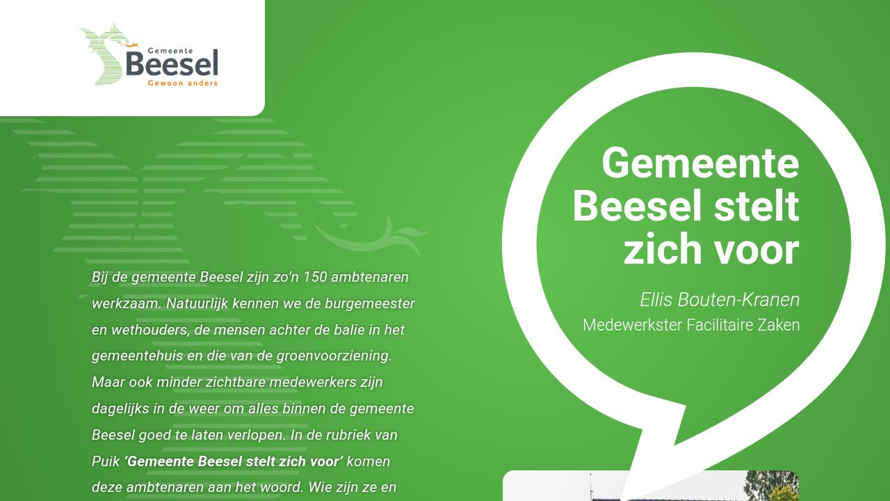 GEMEENTE BEESEL STELT ZICH VOOR - Puik 2542