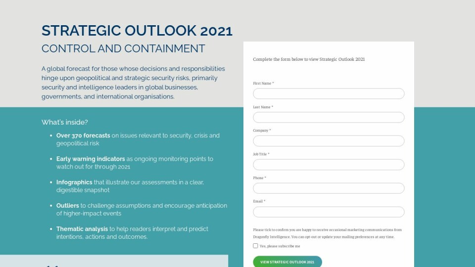 Strategic Outlook 2021 Form Gate - Strategic Outlook 2021 Form Gate