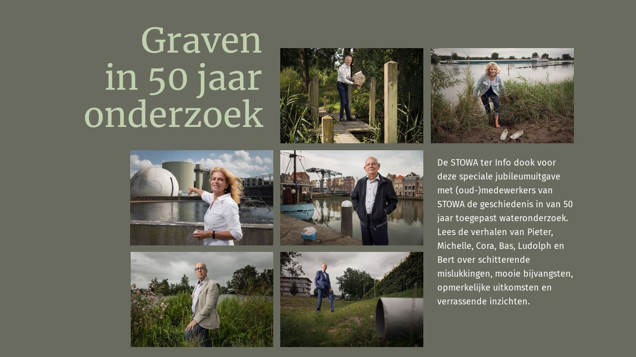 Graven in 50 jaar opmerkelijk onderzoek - STOWA ter Info 80 ...